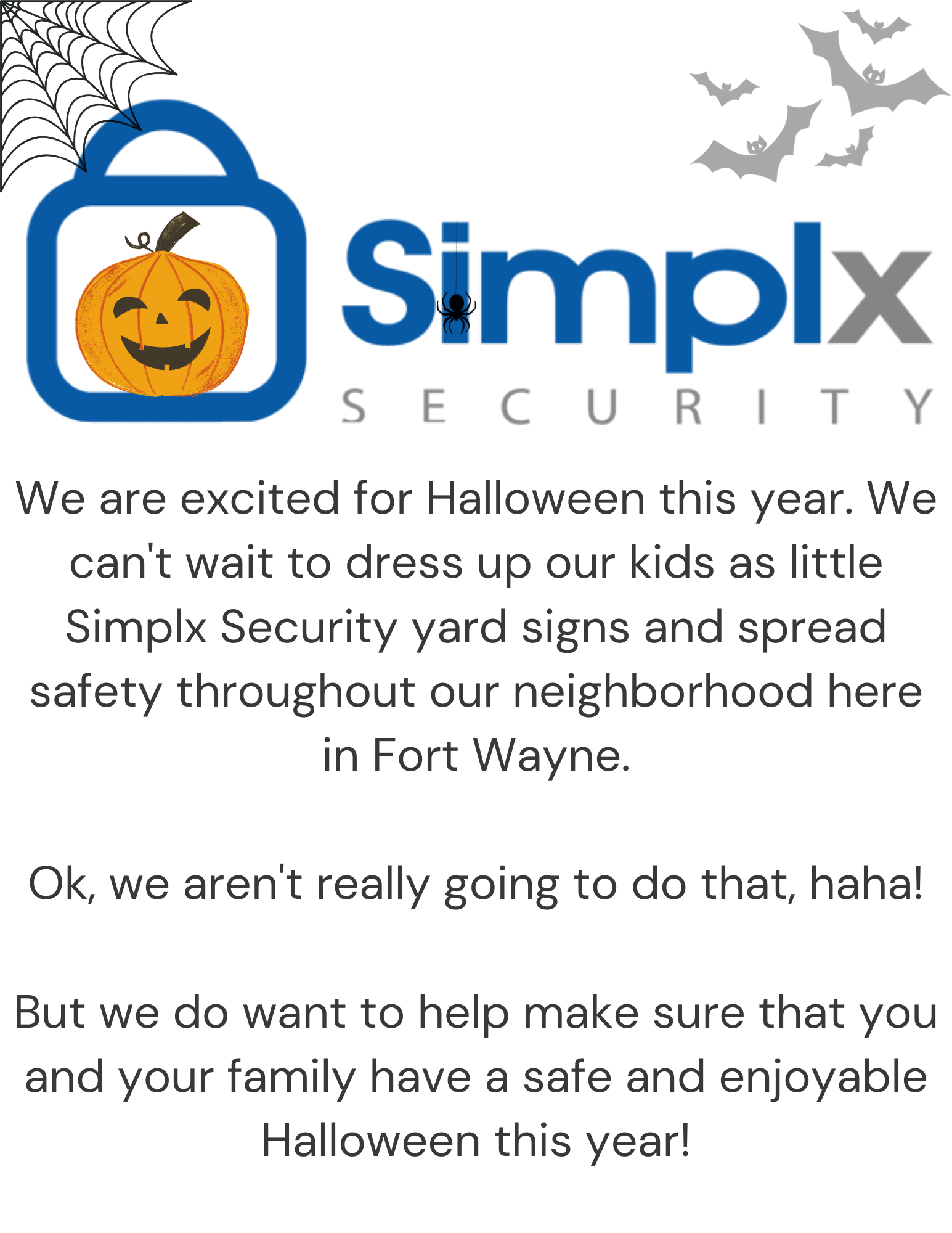Halloween Safety Tips from Simplx Security - Simplx Security